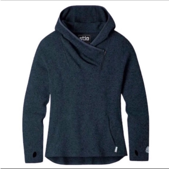 Stio | Sweaters | Stio Womens Sweetwater Fleece Hoodie Mountain Shadow ...